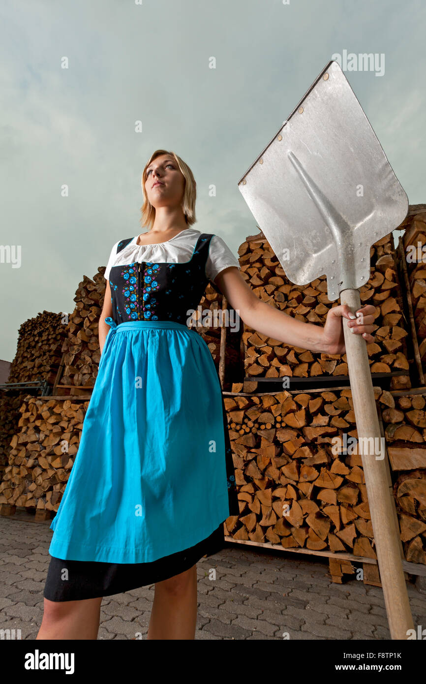 German peasant girl hi-res stock photography and images - Alamy