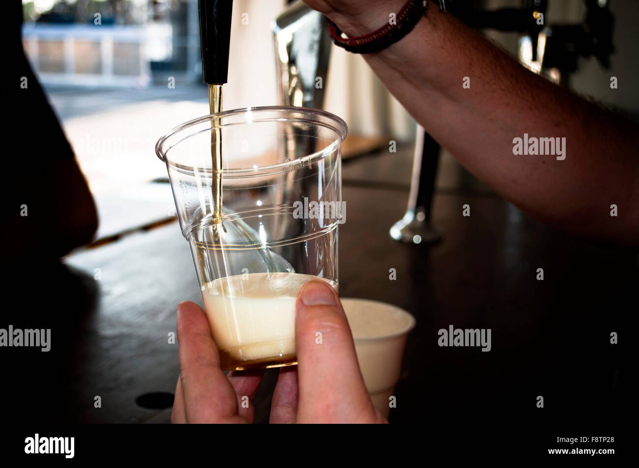 Spill beer glass hi-res stock photography and images - Alamy