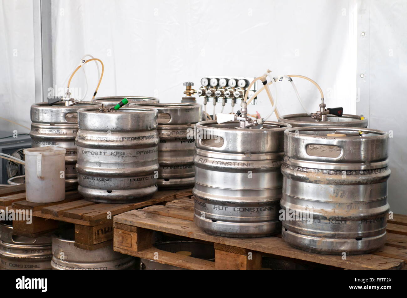 Barrels of beer Stock Photo - Alamy