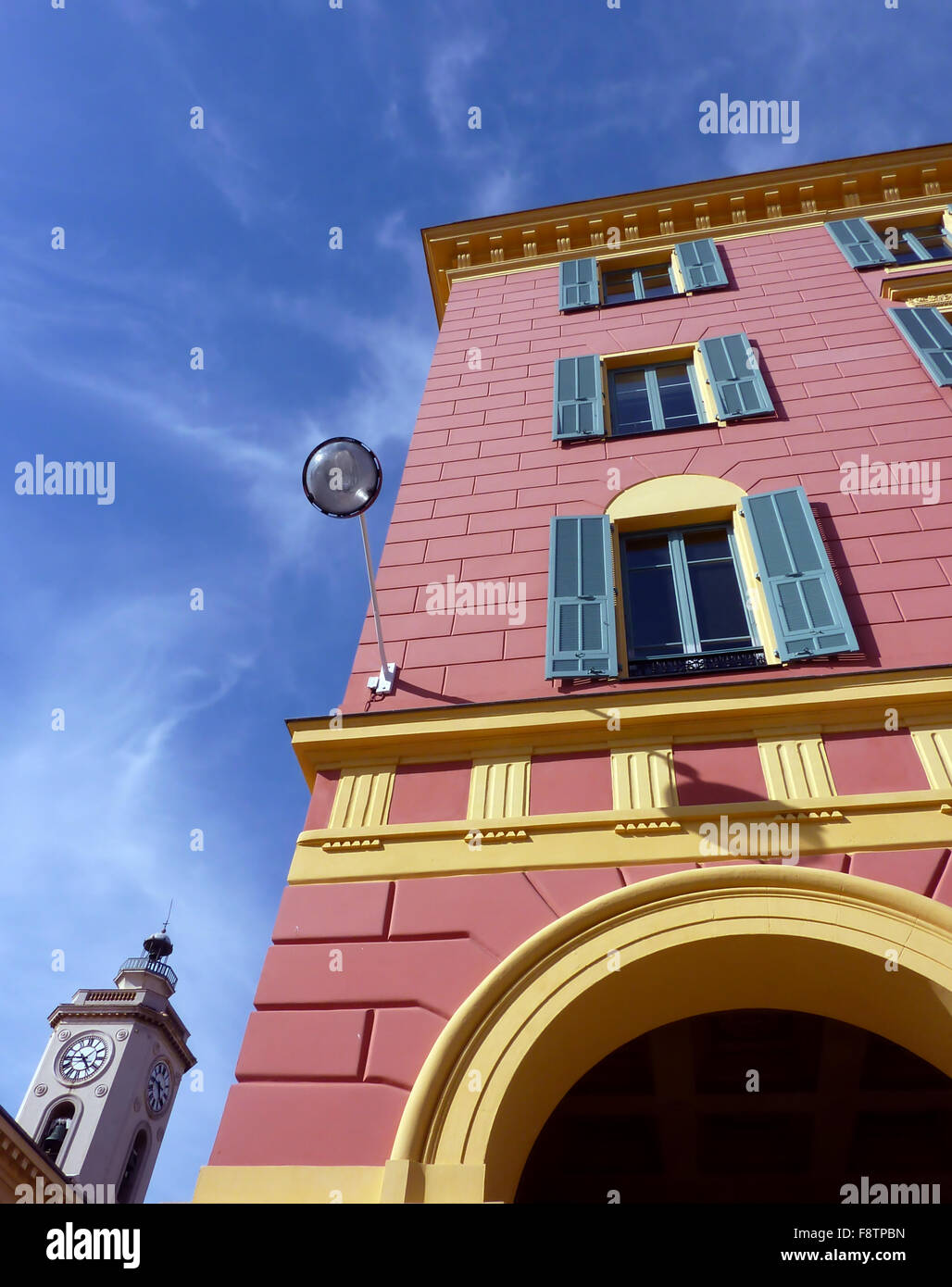 Beautiful colored house Stock Photo - Alamy