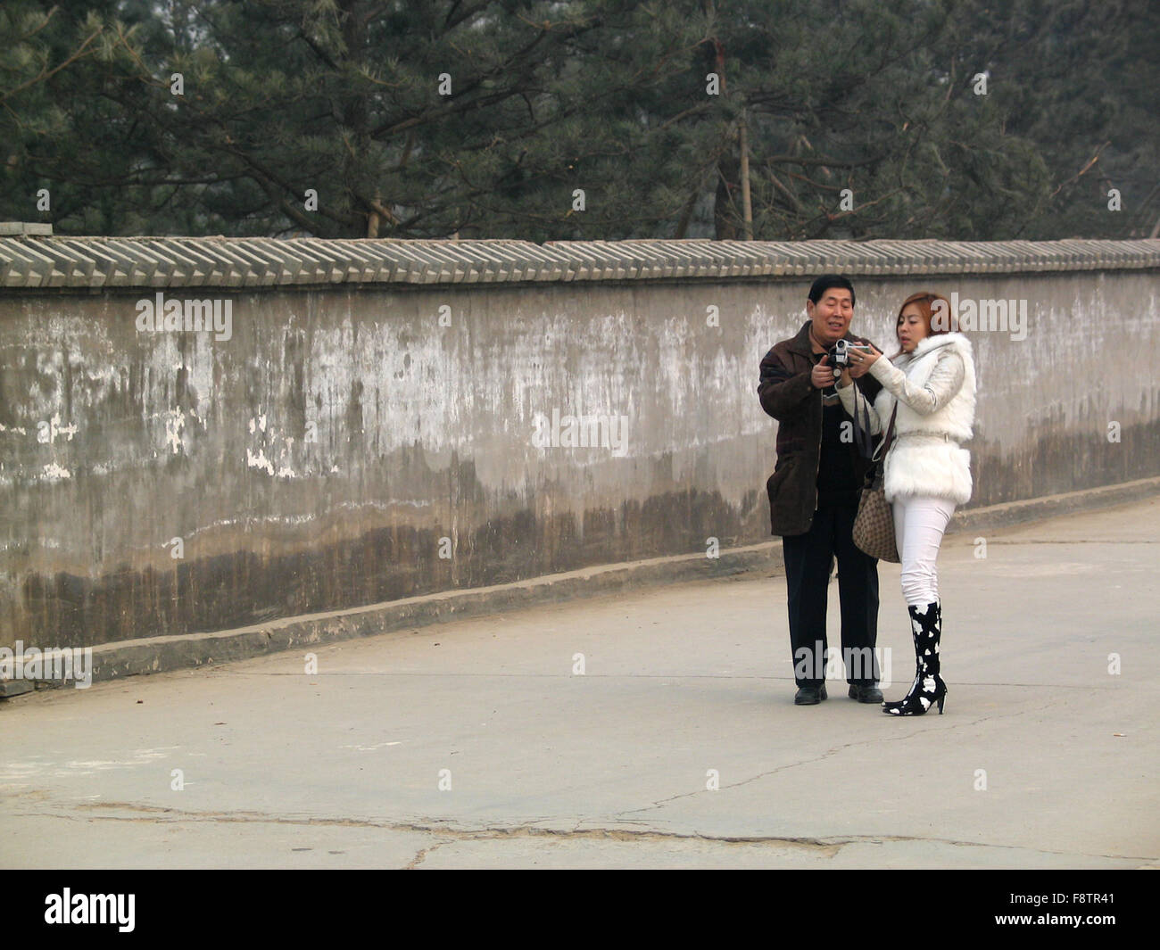 Sugar Daddy with his young lover Stock Photo - Alamy