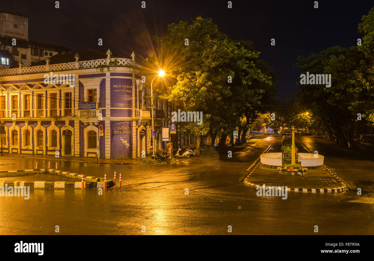 Panjim goa church at night hi-res stock photography and images - Alamy