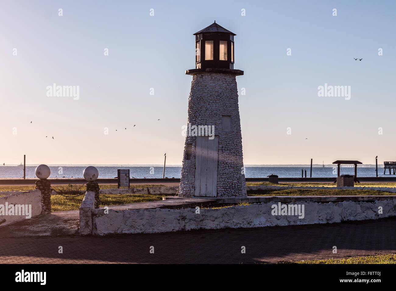 Former miniature golf lighthouse at Buckroe Beach in Hampton, Virginia ...