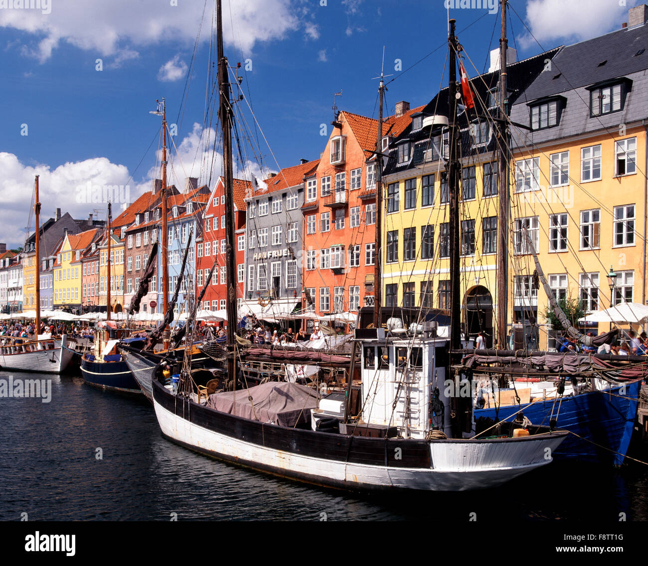 Nyhavn, Copenhagen, Denmark Stock Photo - Alamy
