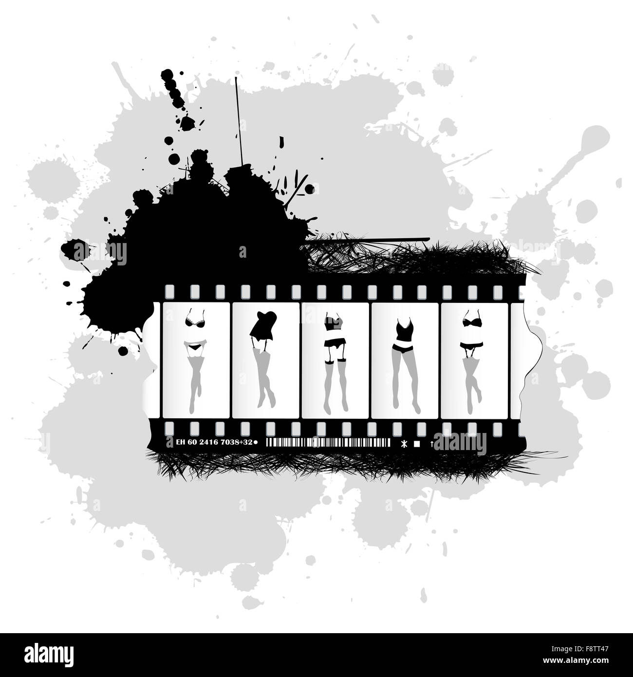 Stockings vintage film Cut Out Stock Images & Pictures - Alamy