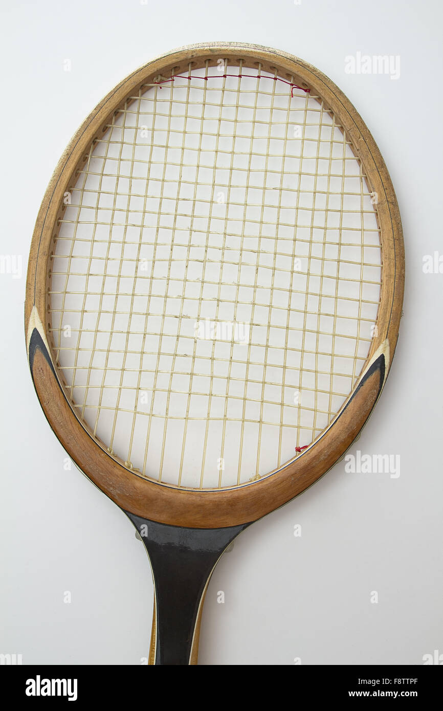 vintage tennis racket Stock Photo - Alamy
