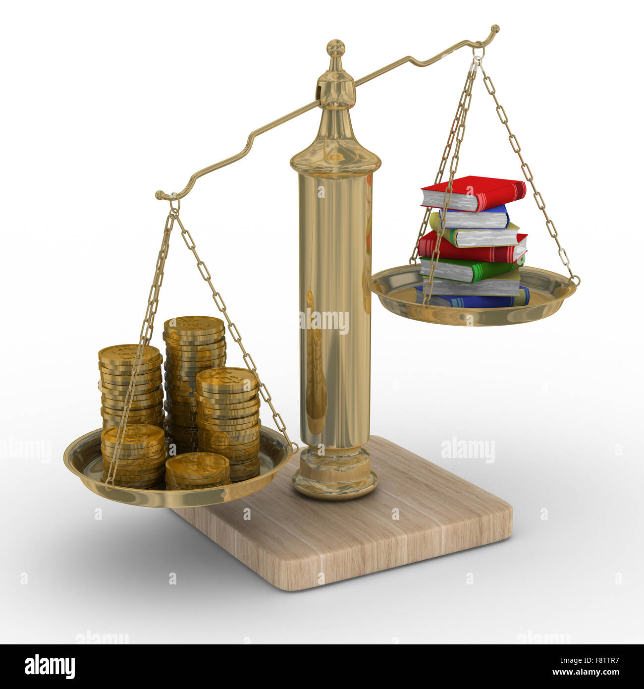 Paid training. Isolated 3D image Stock Photo - Alamy