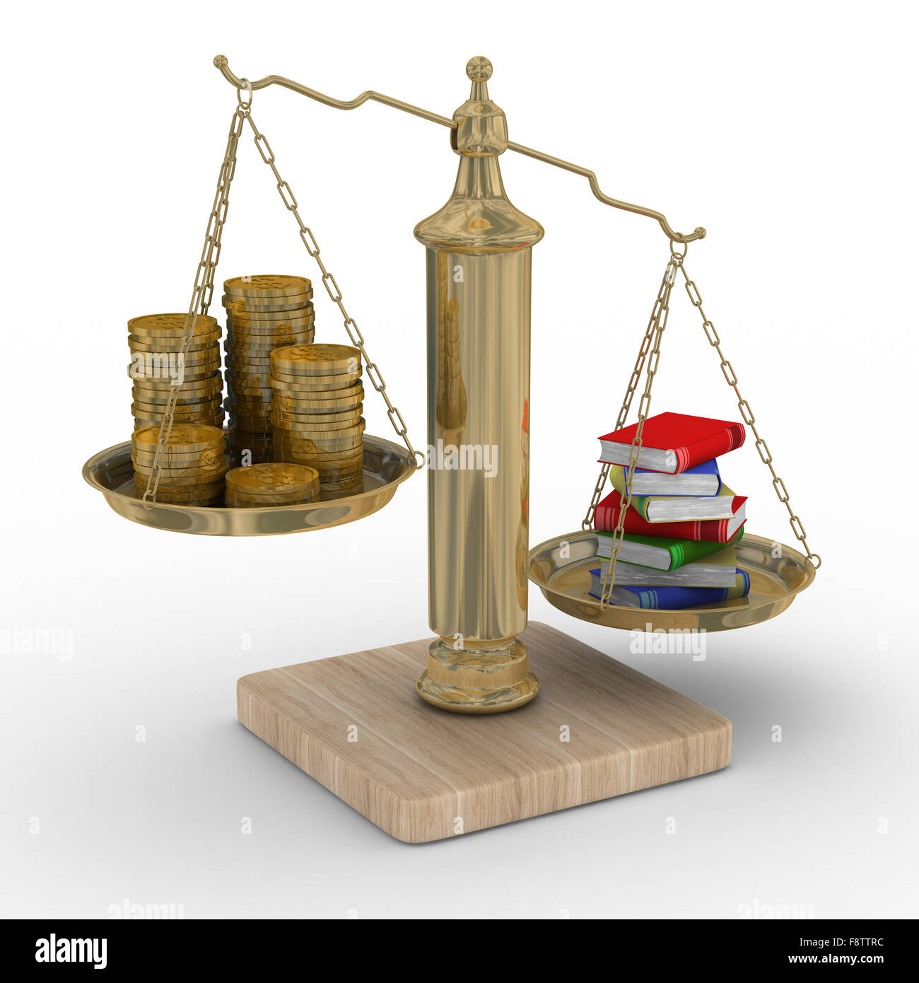 Paid training. Isolated 3D image Stock Photo - Alamy