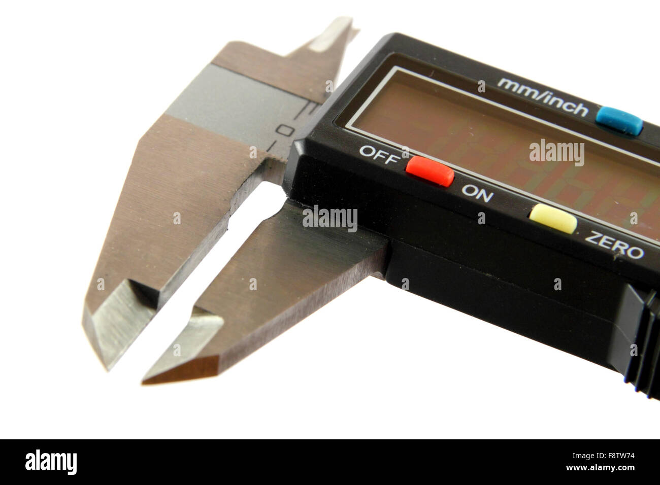 Digital vernier calliper isolated on white Stock Photo - Alamy