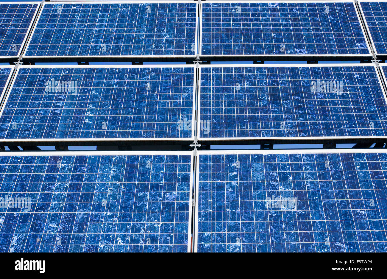 A close view of a modern solar panel Stock Photo - Alamy