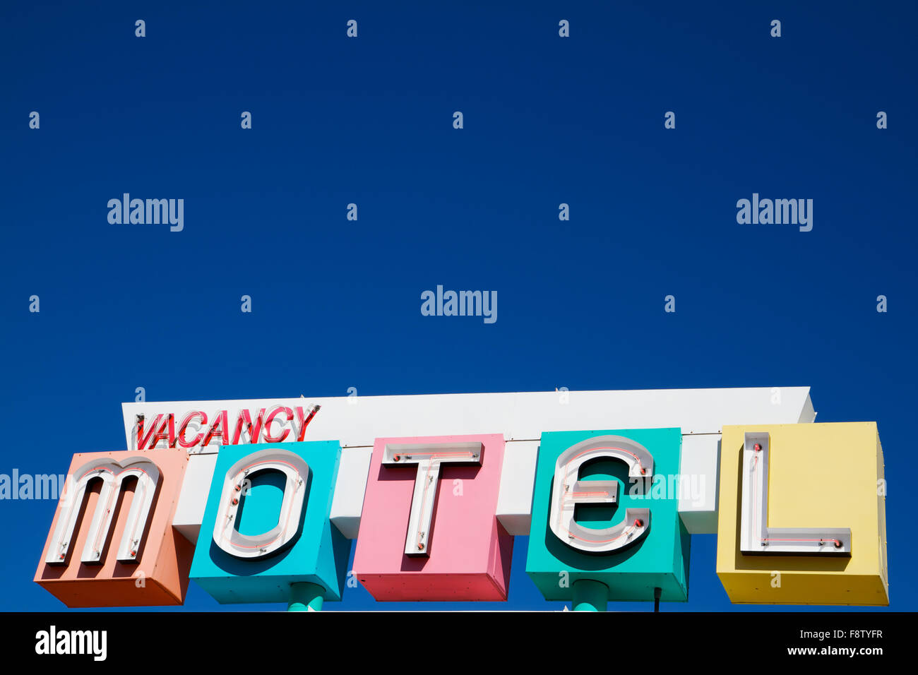 1950s motel sign hi-res stock photography and images - Alamy