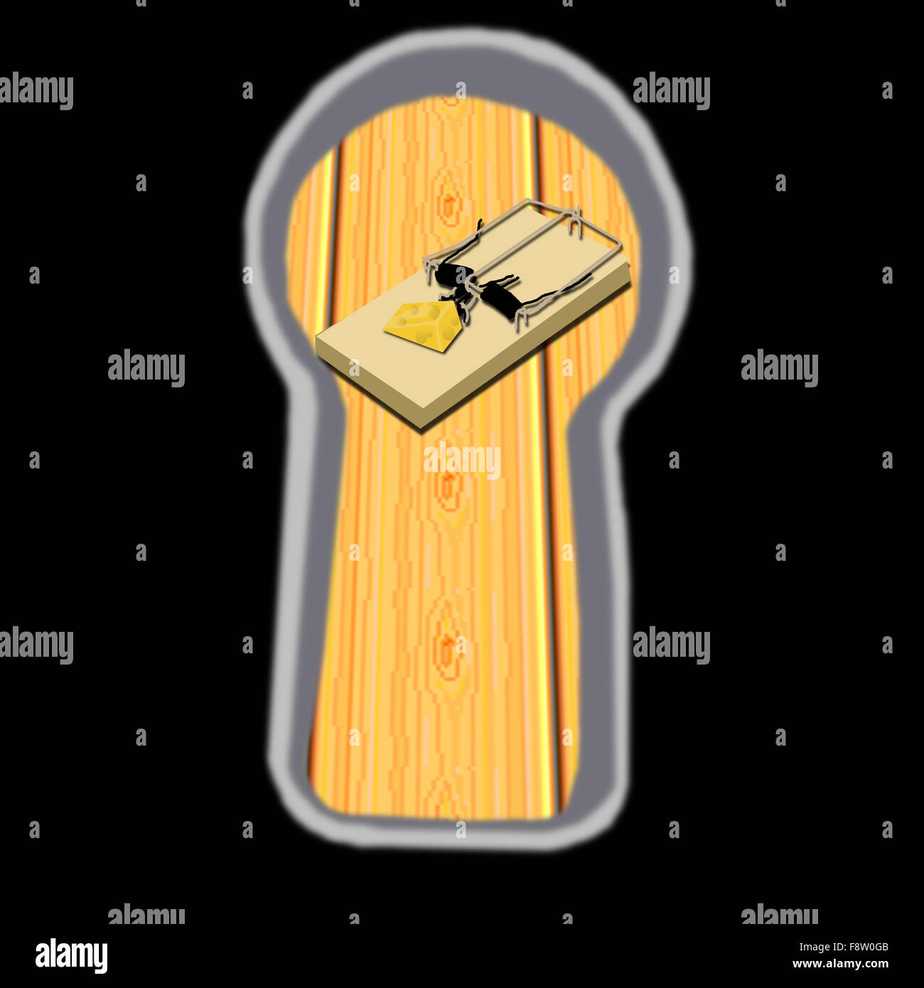 Keyhole drawing hi-res stock photography and images - Alamy
