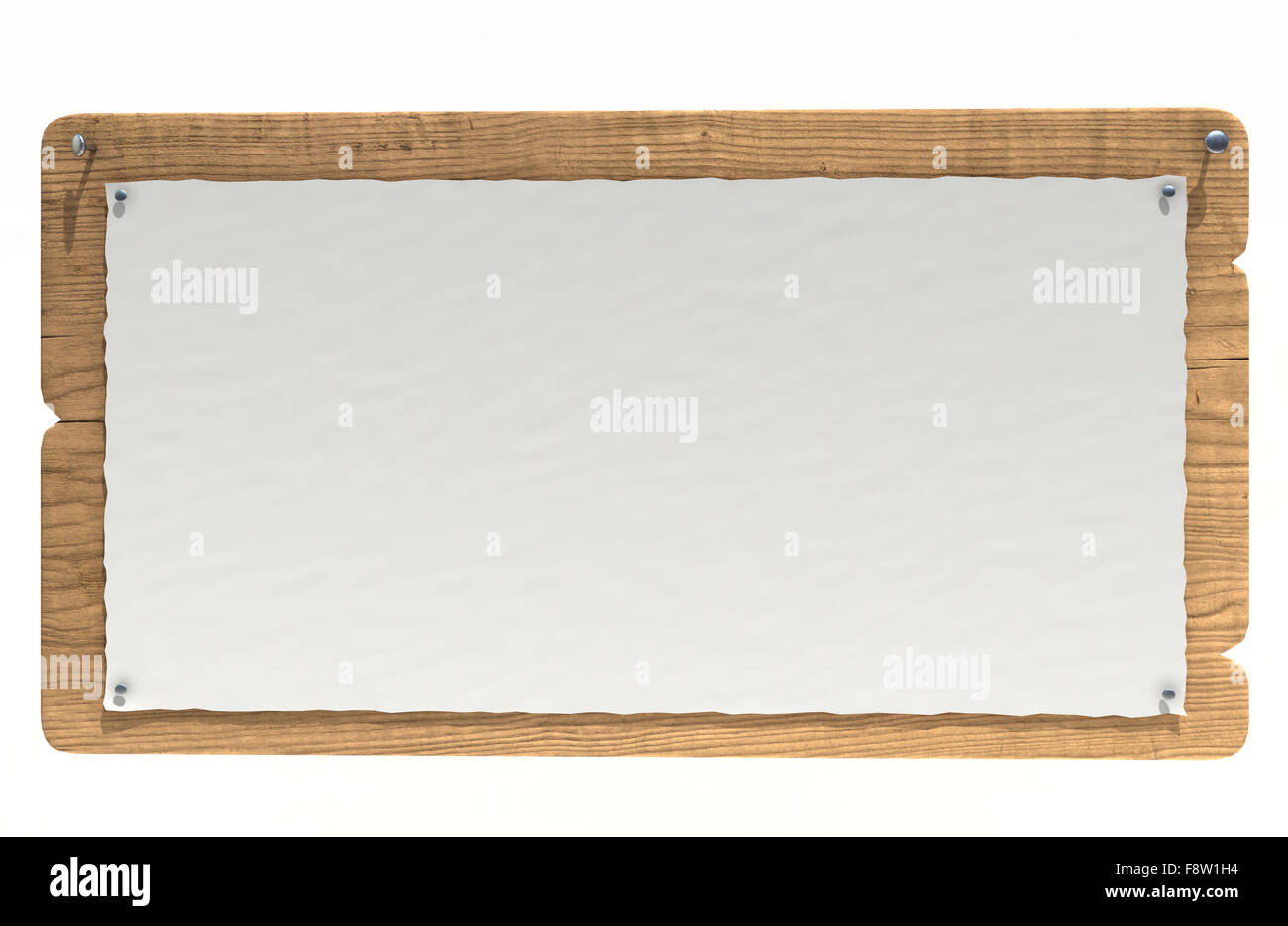 Wooden Announcement Board