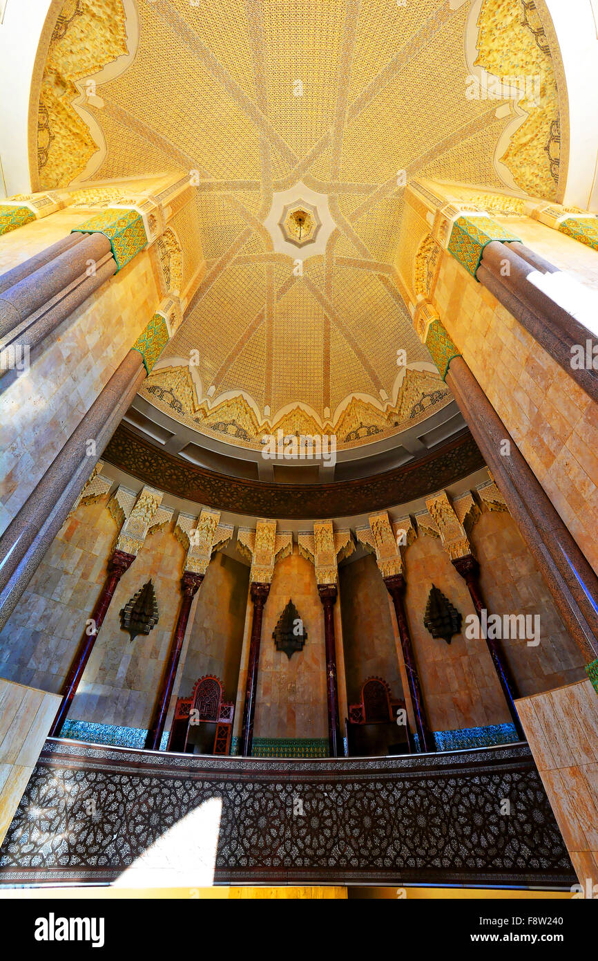 Casablanca Morocco Hassan II Mosque roof detail Stock Photo - Alamy