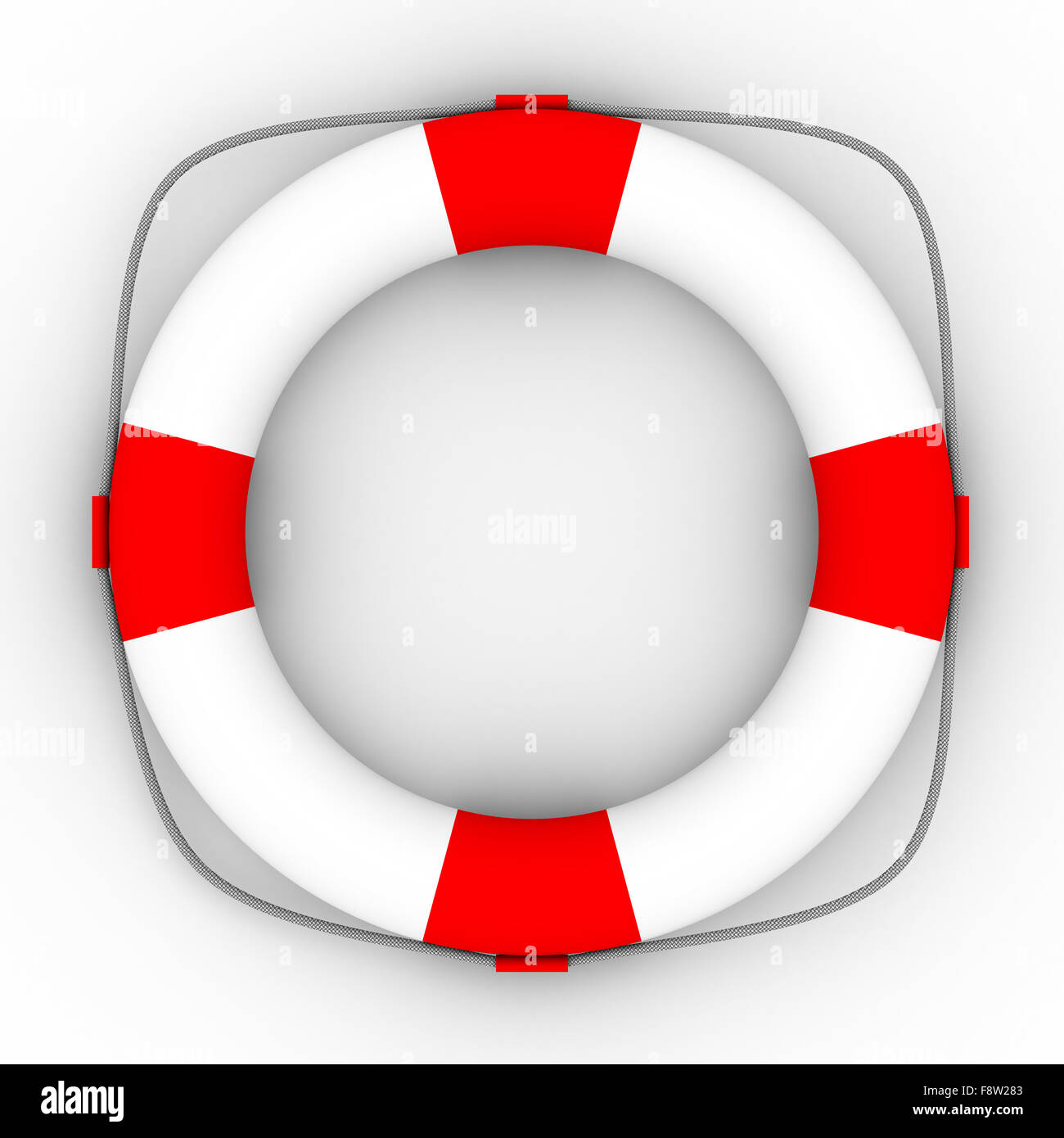 Lifebuoy on a white background. Isolated 3D image Stock Photo - Alamy