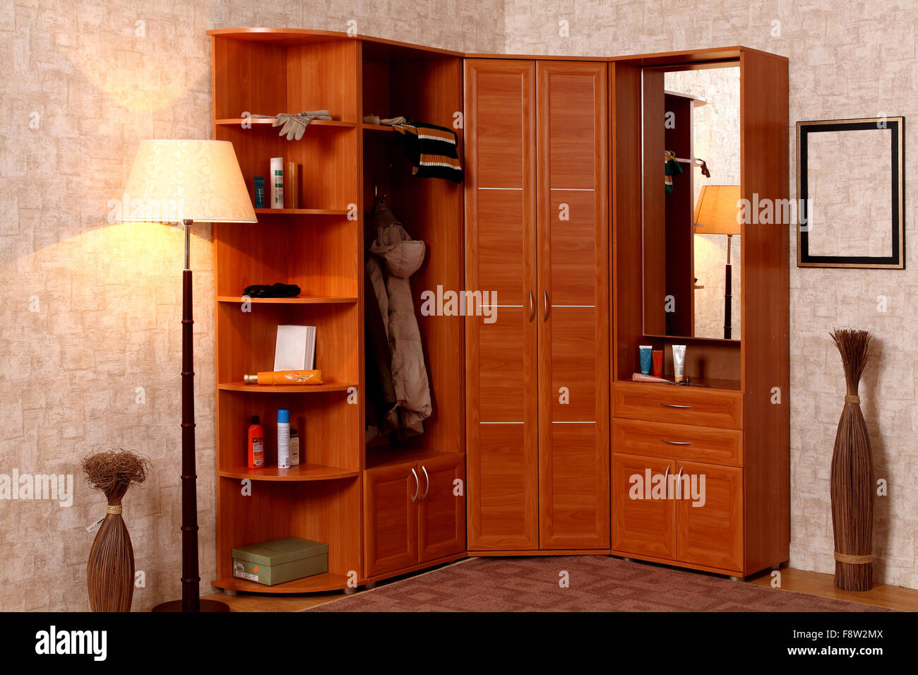 Wood vestibule hi-res stock photography and images - Alamy