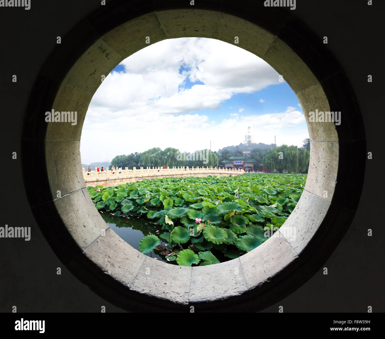 The Beihai (North-Sea) Park Beijing Stock Photo - Alamy