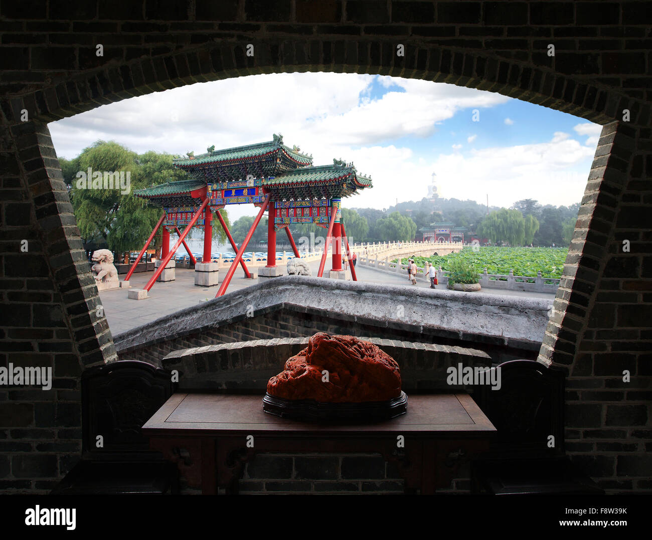 The Beihai (North-Sea) Park Beijing Stock Photo - Alamy