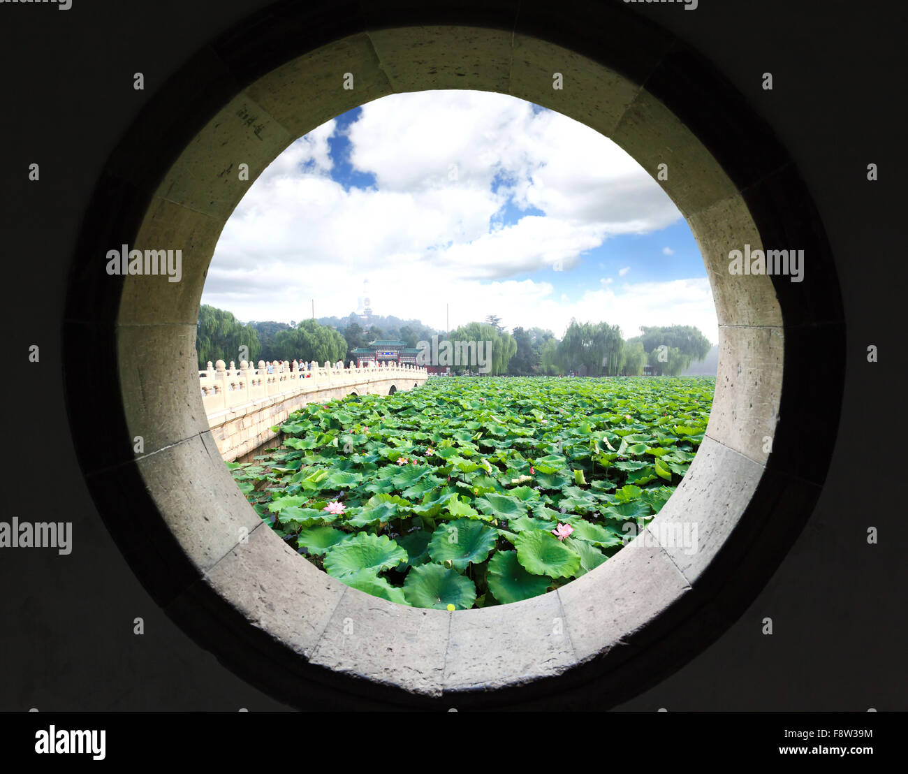The Beihai (North-Sea) Park Beijing Stock Photo - Alamy