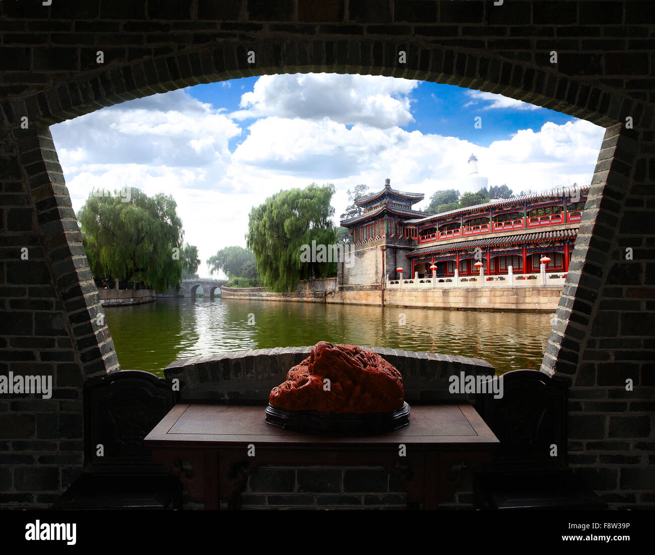 The Beihai (North-Sea) Park Beijing Stock Photo - Alamy