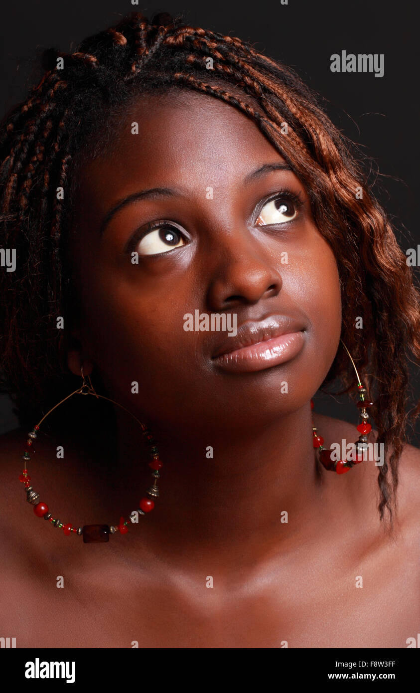 Beautiful african girl Stock Photo - Alamy
