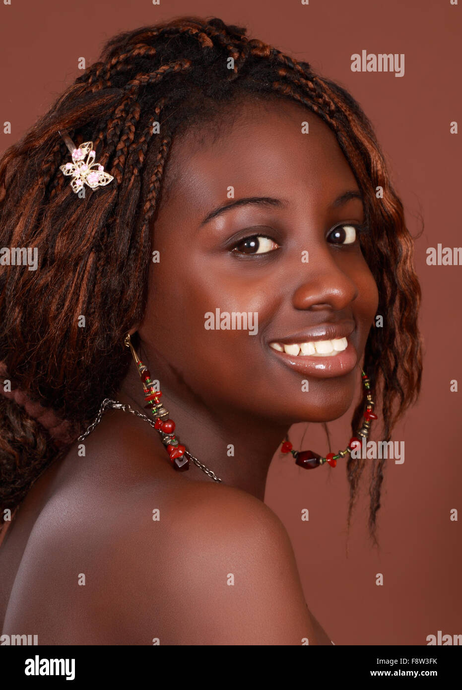 Beautiful african girl Stock Photo - Alamy