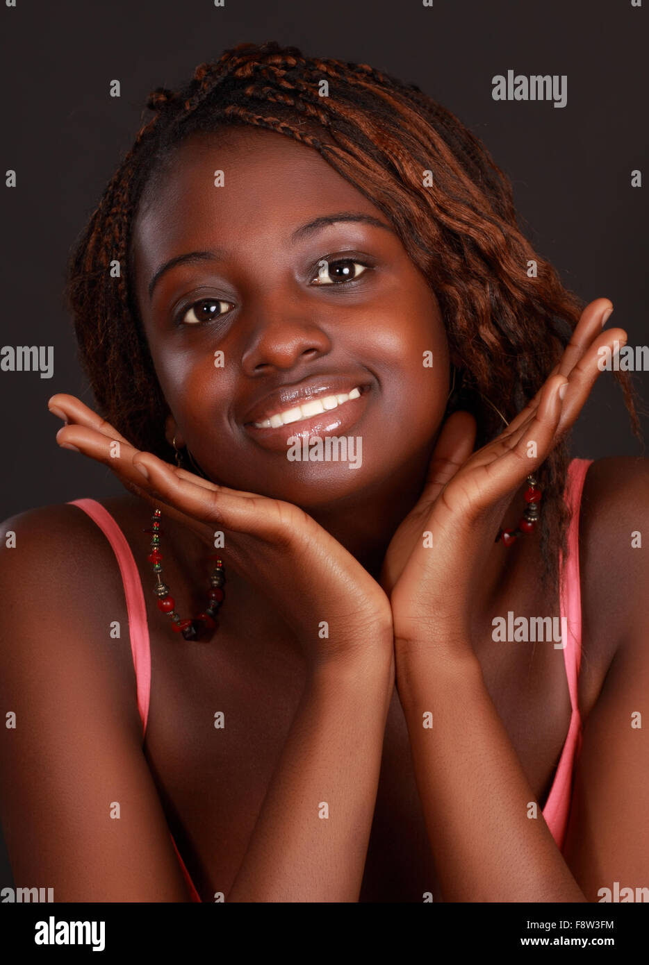 beautiful african girl Stock Photo - Alamy