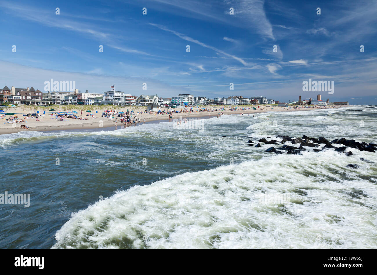 The beach in Ocean Grove Stock Photo - Alamy