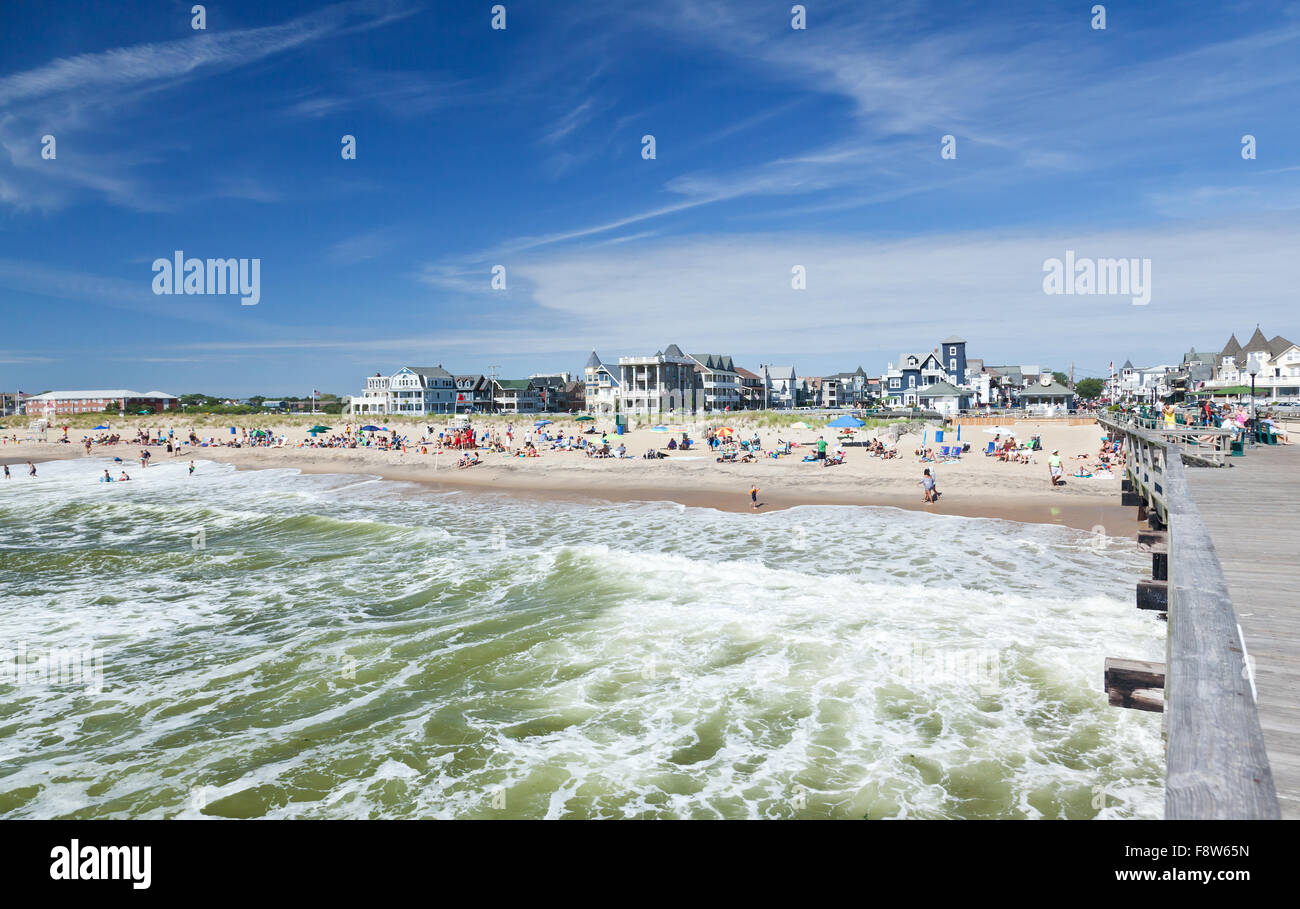The beach in Ocean Grove Stock Photo - Alamy