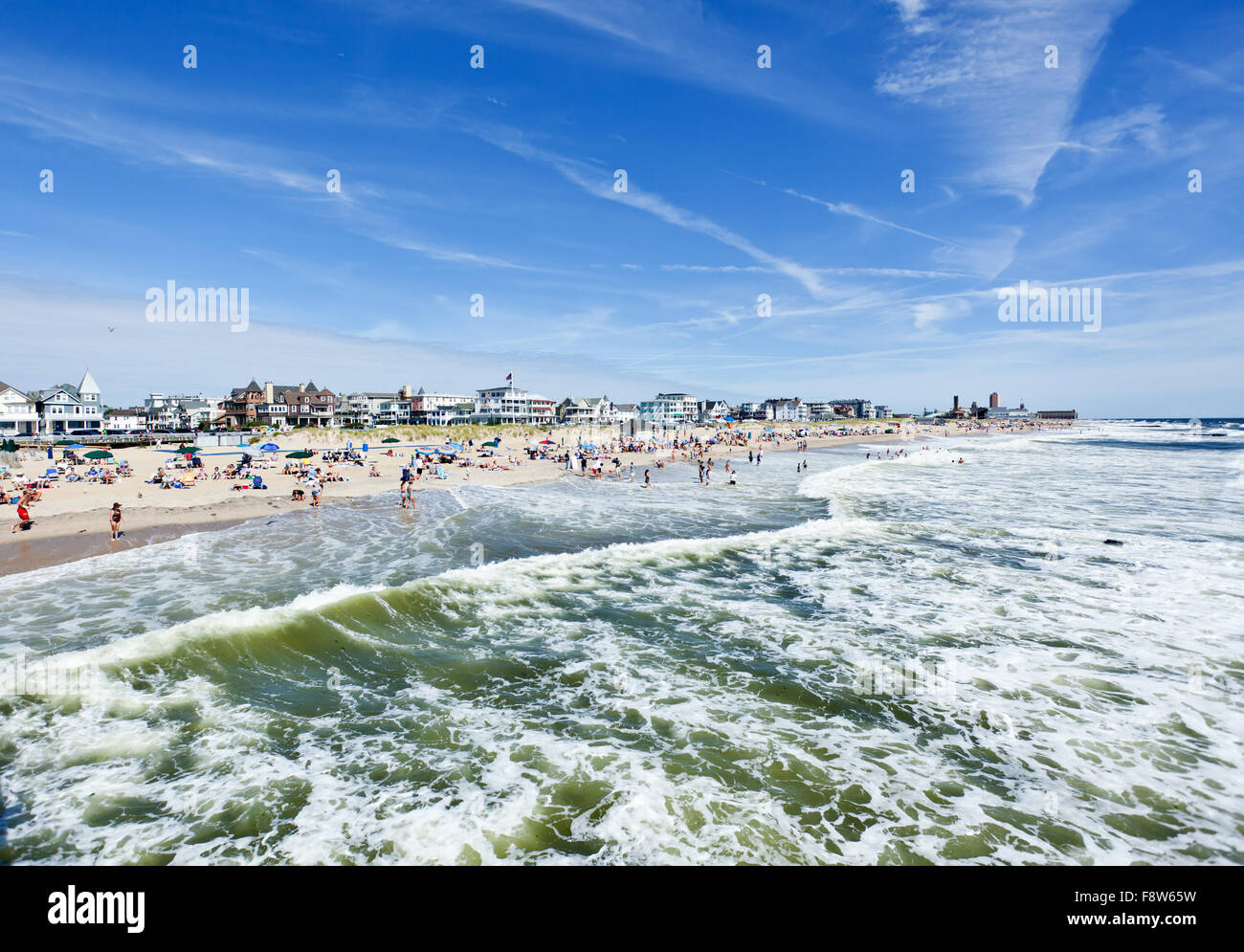 The beach in Ocean Grove Stock Photo - Alamy
