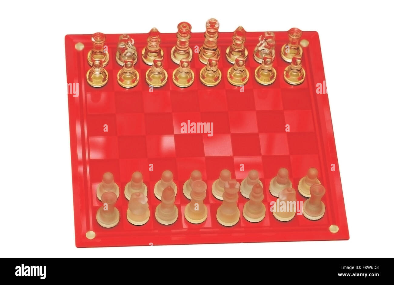 Glass chess pieces Cut Out Stock Images & Pictures - Alamy