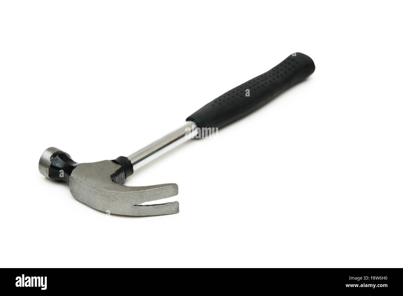 Metal hammer isolated on white Stock Photo - Alamy