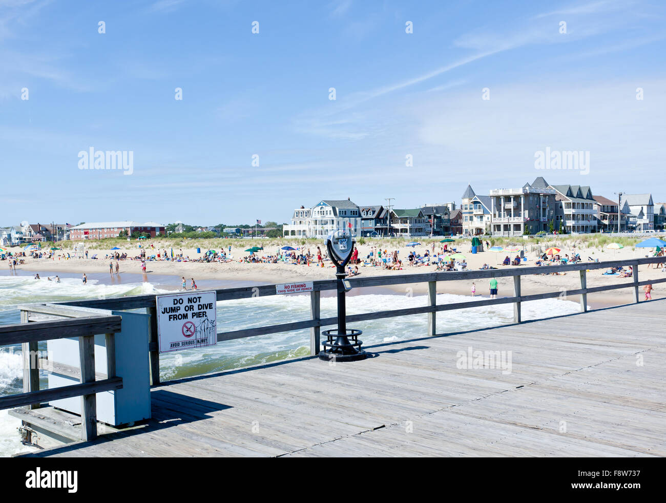 The beach in Ocean Grove Stock Photo - Alamy