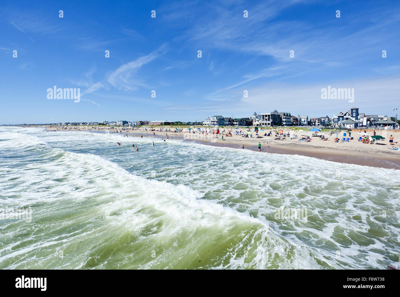 The beach in Ocean Grove Stock Photo - Alamy