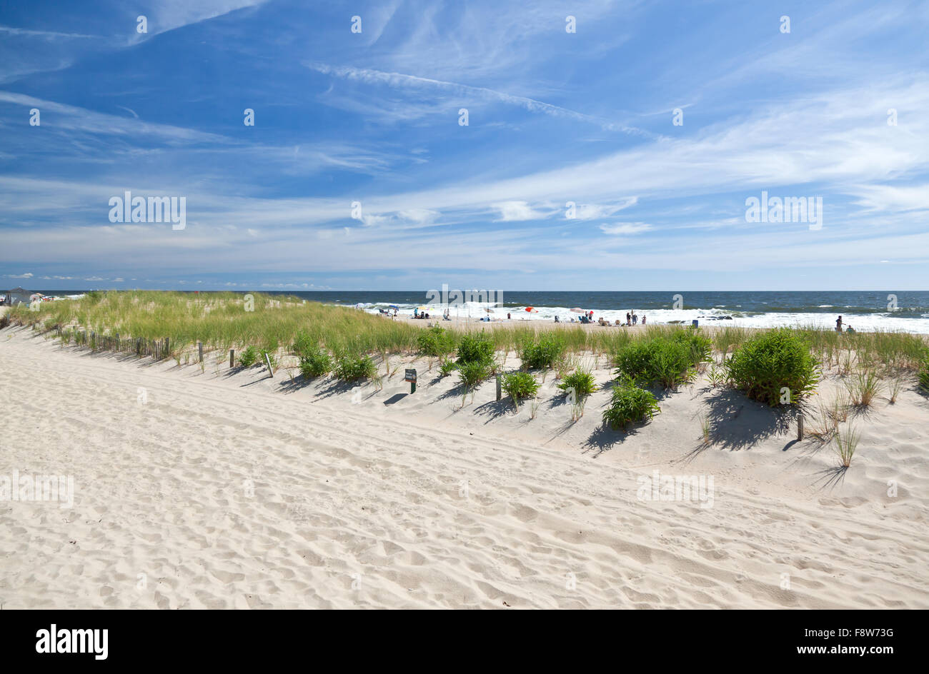 The beach in Ocean Grove Stock Photo - Alamy