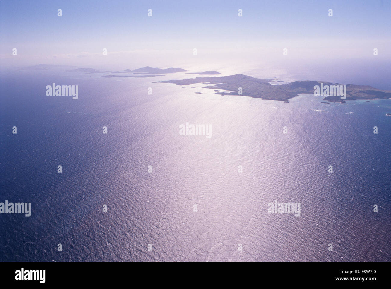 Fiji Islands, Yasawa Island, aerial view Stock Photo - Alamy