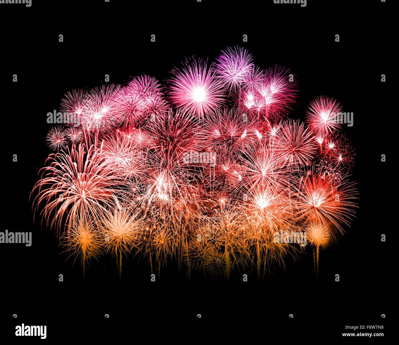 Fireworks explode over christmas hi-res stock photography and images ...