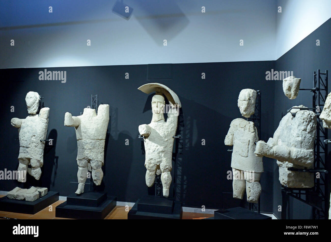 Giant Statues Of Monte Prama, Civic Archeological Museum "Giovanni ...