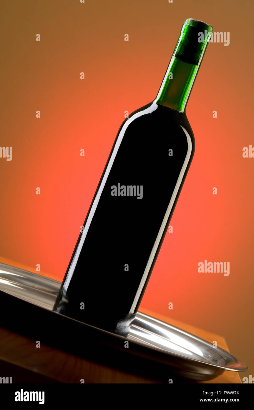 Wine against colour gradient background Stock Photo - Alamy