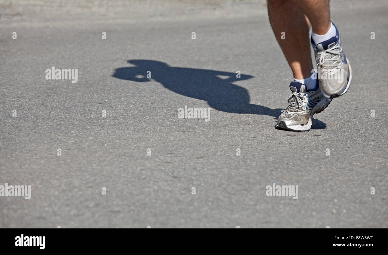 Runner shadow hi-res stock photography and images - Alamy