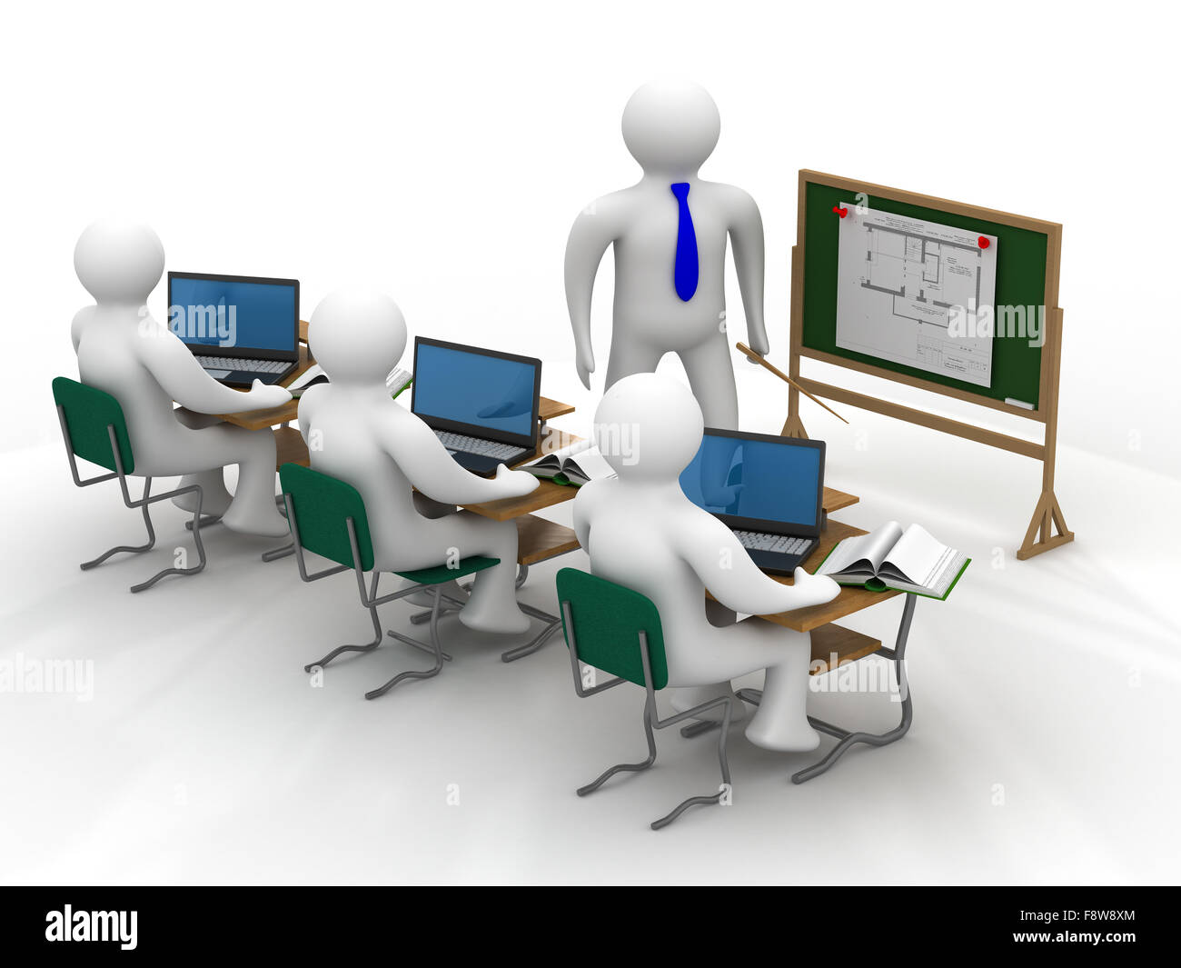 Computer class sketch hi-res stock photography and images - Alamy