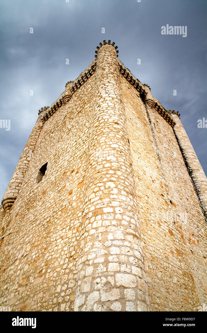 Castle in Spain, medieval building Stock Photo - Alamy