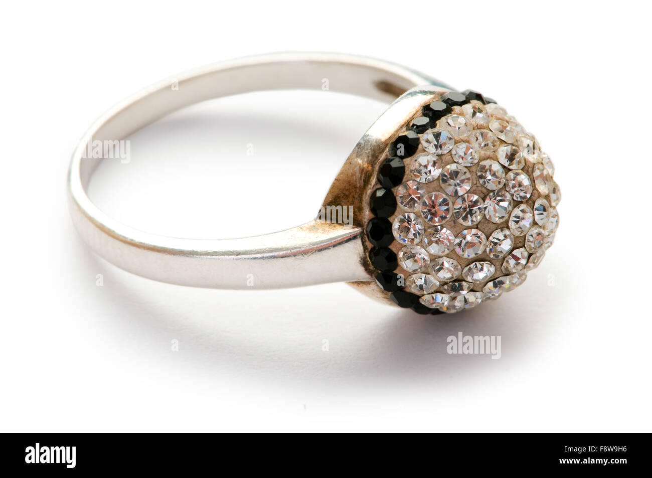 Jewellery ring isolated on the white background Stock Photo - Alamy