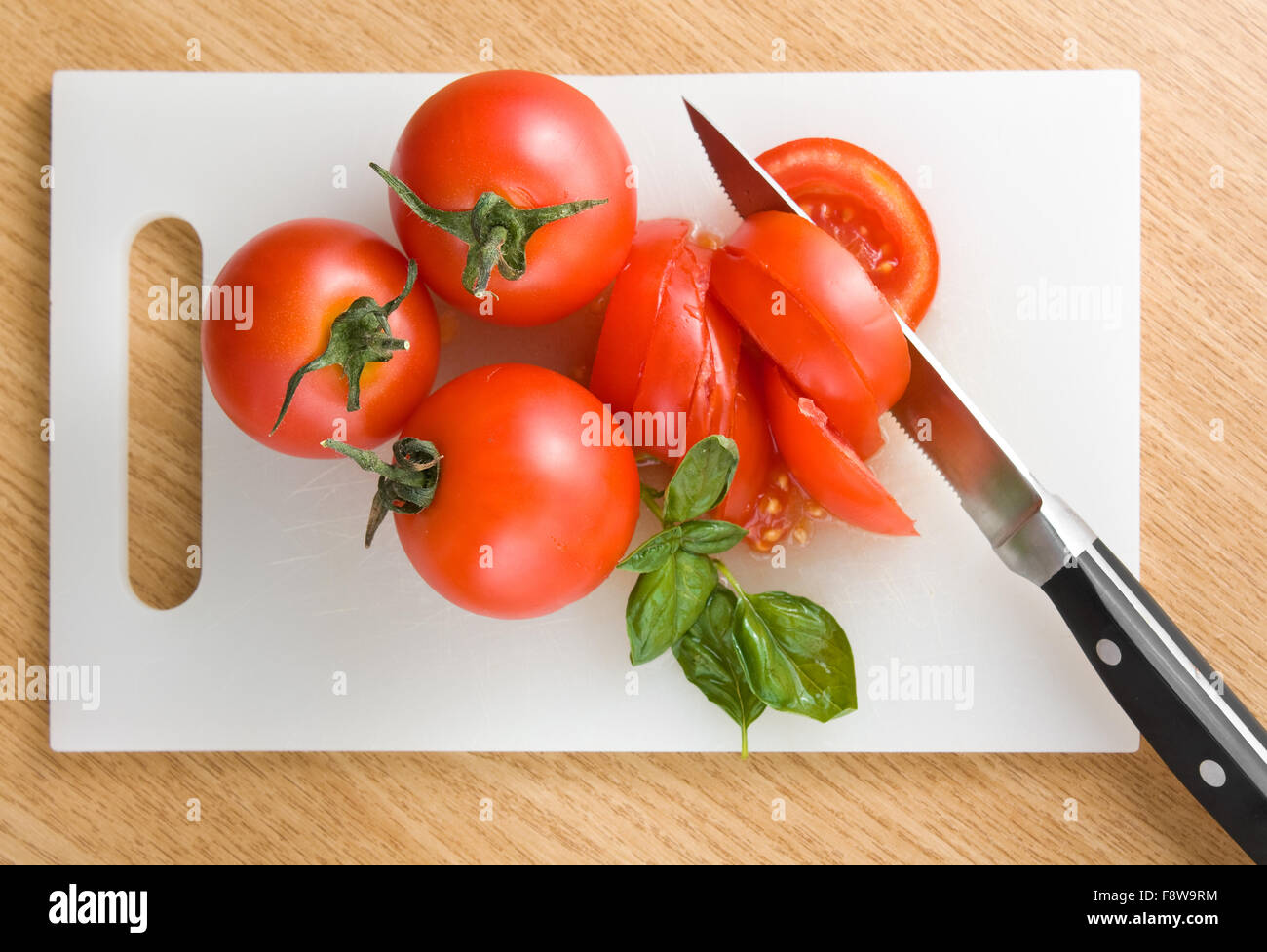 Plastic cutting board vegetables knife hi-res stock photography and ...