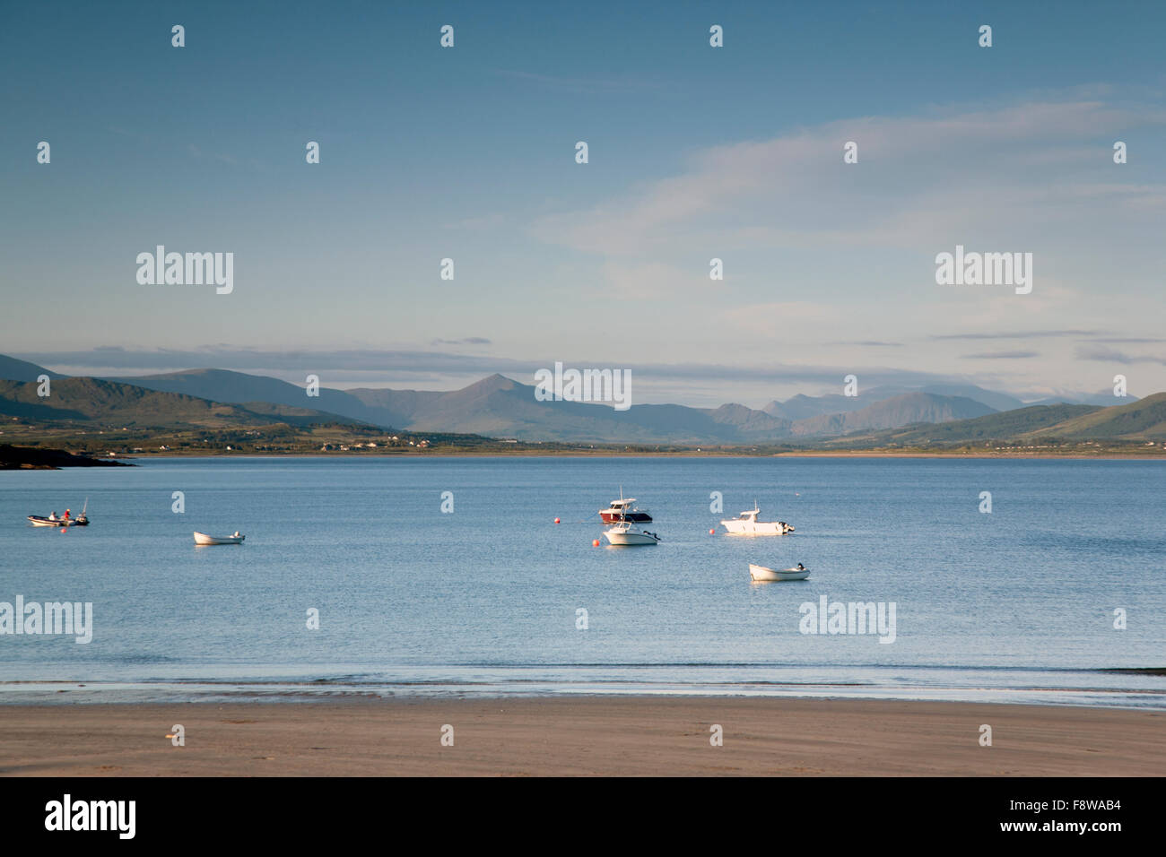 Ballingskelligs Bay Beach; Waterville; County Kerry; Ireland Stock ...