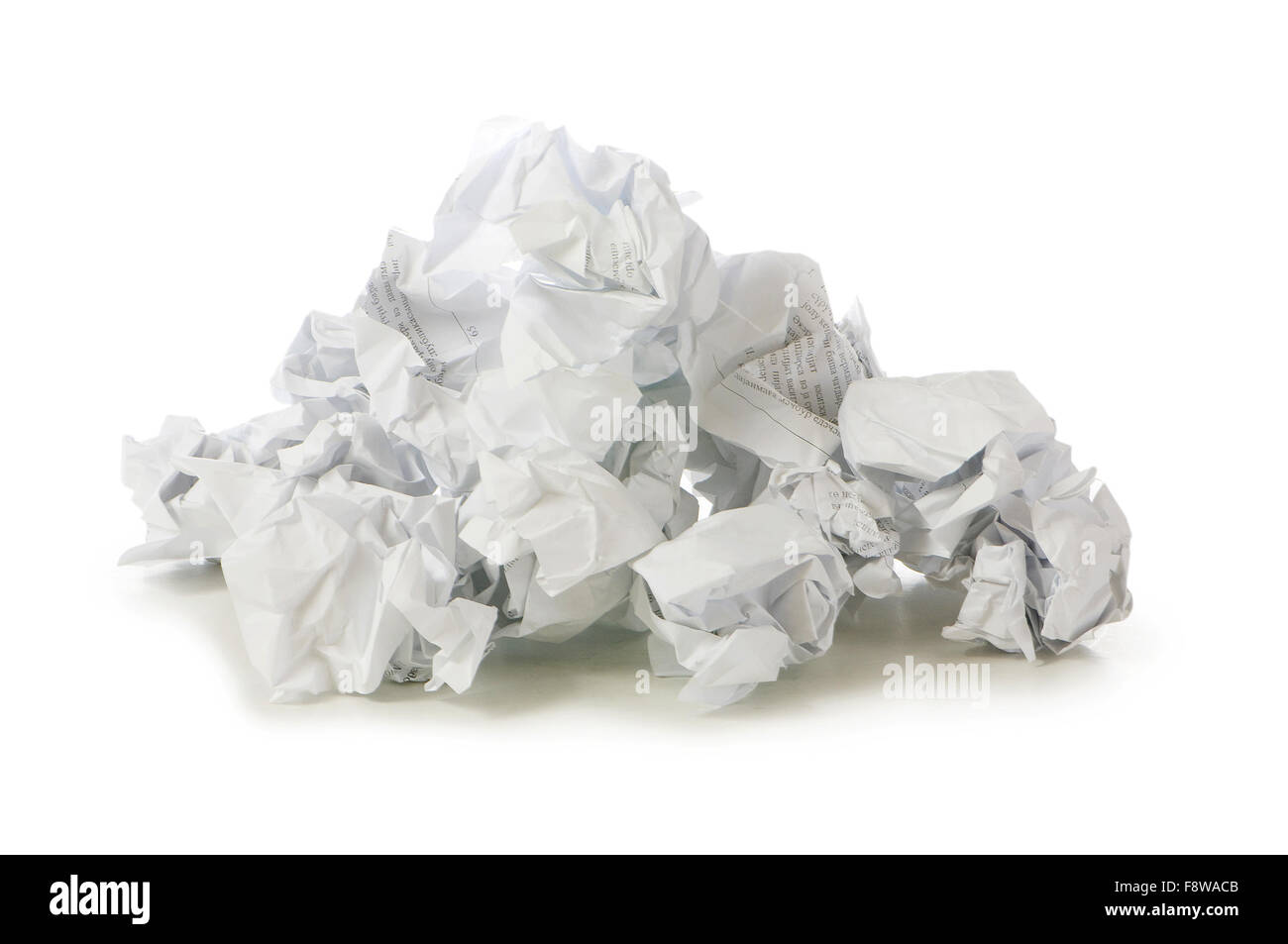 Recycling concept with lots of waster paper Stock Photo - Alamy
