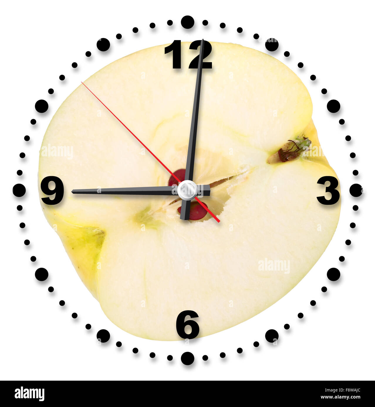 Full apple and cut slice hi-res stock photography and images - Alamy