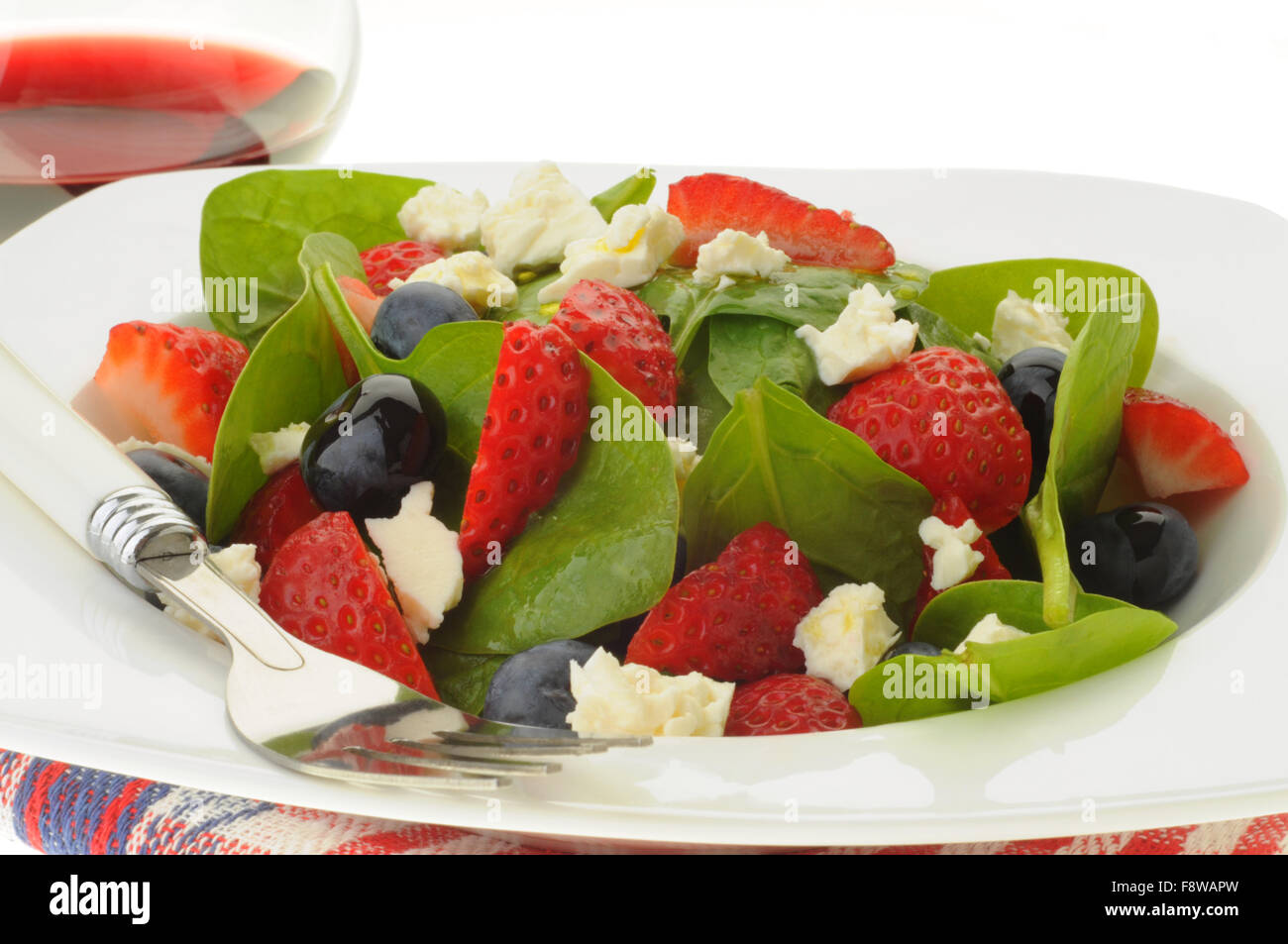 Colorful Summer Salad Stock Photo - Alamy