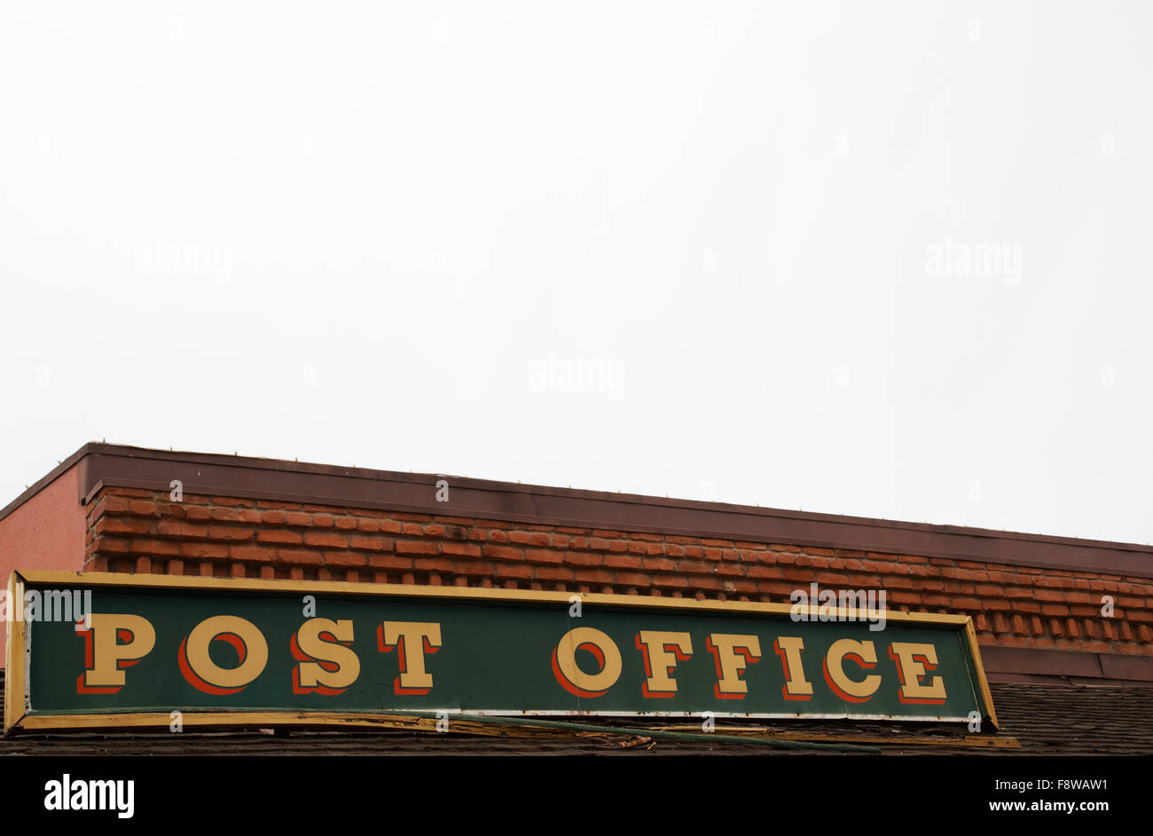 The old post office sign hi-res stock photography and images - Alamy