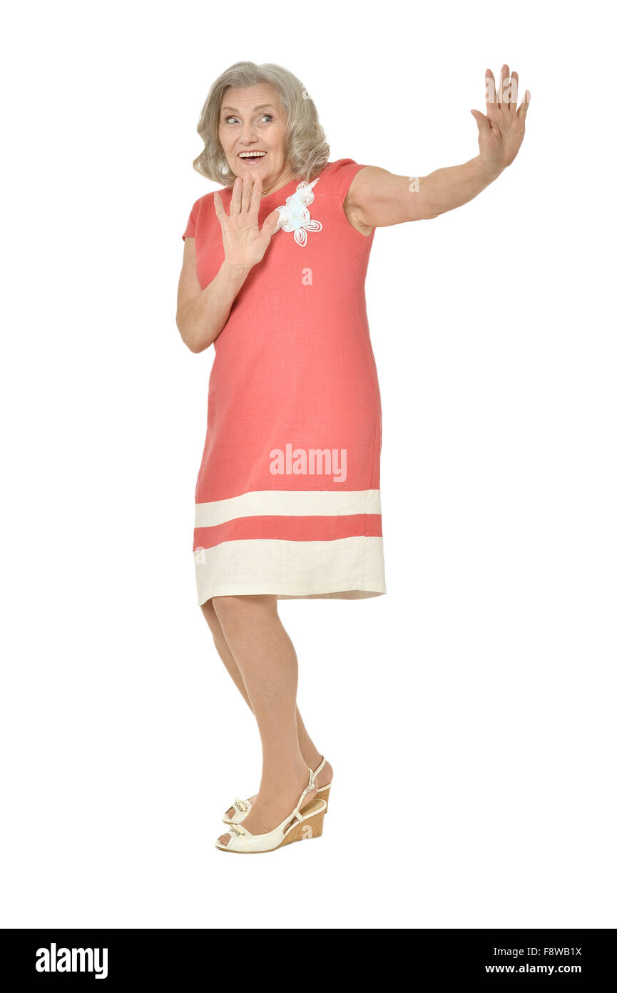 Scared pose Cut Out Stock Images & Pictures - Alamy